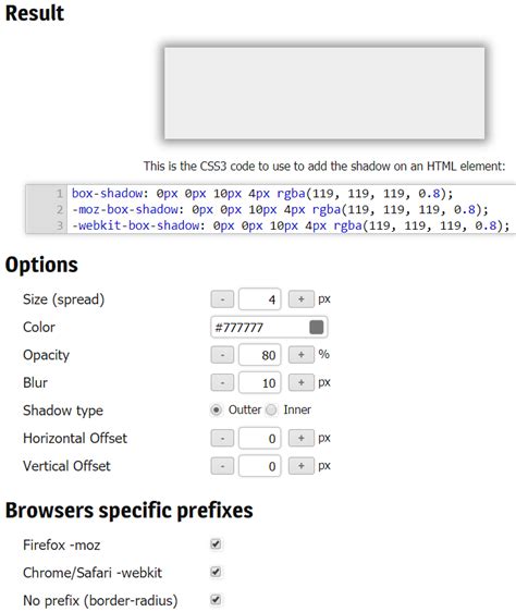 20 CSS Box Shadow Code Snippet OnAirCode