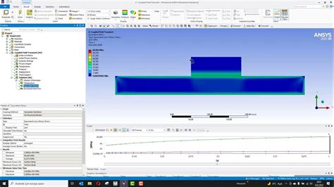 Ansys Frictional Heat Generation Ansys Friction Heatgeneration Youtube