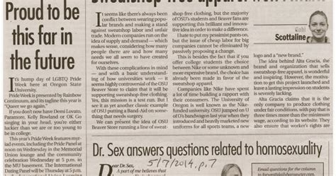 Tom S OSU OSU Dr Sex On APA Decision Pride Week And My Letter In Response