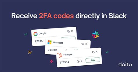 Daito Authenticator On Linkedin Want To Receive 2fa Codes Directly In Your Slack Workspace Daito…
