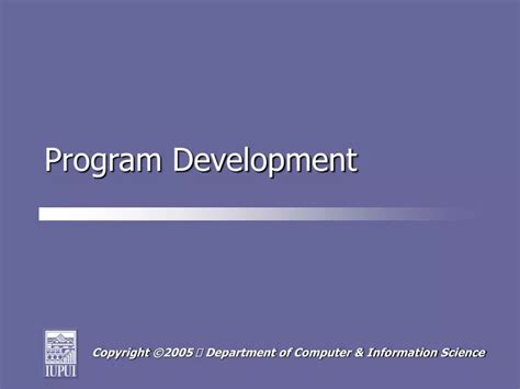 Ppt Program Development Powerpoint Presentation Free Download Id