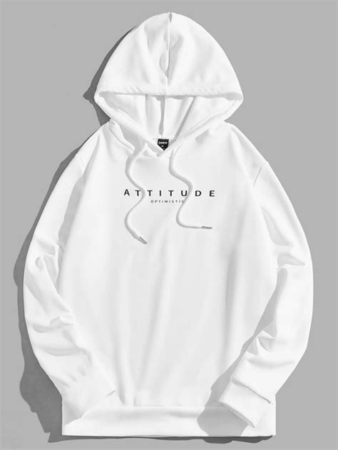Manfinity Hypemode Men Letter Graphic Drawstring Hoodie Shein South Africa