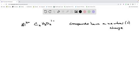 Solved Predict The Chemical Formula For The Ionic Compound Formed By AlÂ³â º And Câ‚‚hâ‚ƒoâ‚‚â