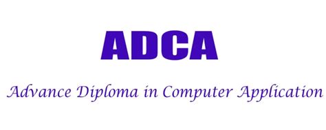 Diploma In Computer Application