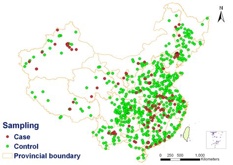 Spatial Random Sampling For The Case Control Design This Figure