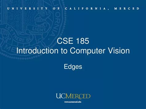 Ppt Cse 185 Introduction To Computer Vision Powerpoint Presentation