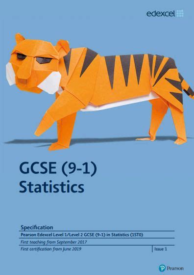 Edexcel Statistics GCSE ST Specification Exam June Onwards Https Qualifications