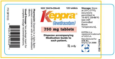 Keppra Package Insert Prescribing Information