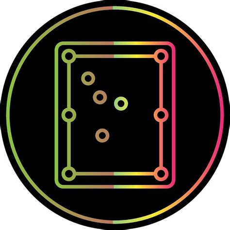 Pool Table Line Gradient Due Color Icon Design 43796102 Vector Art At Vecteezy