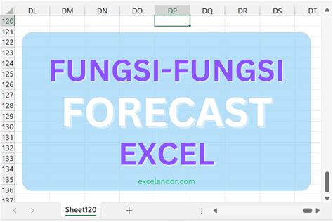Fungsi Fungsi Forecast Di Excel Untuk Peramalan Data