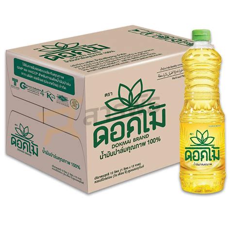 น้ำมันปาล์ม ดอกไม้ ขวด 1ลิตร ลัง 12 Skb สารพัธ แคตตาล็อก