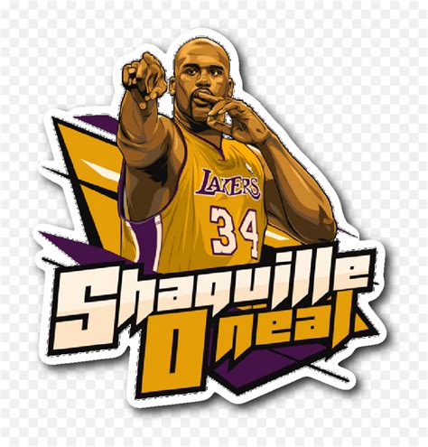 Download Shaquille Oneal Vynil Sticker Shaq O Neal Logo Pngshaq Png