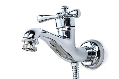 Premium Photo Water Faucet Tap And Shower Isolated On White Background