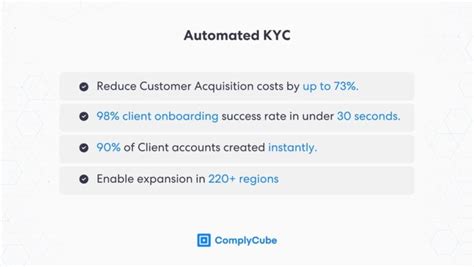 The Importance Of Automated Kyc Verification Complycube