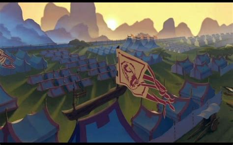 Army Training Camp Animated Cartoons Mulan Concept Art