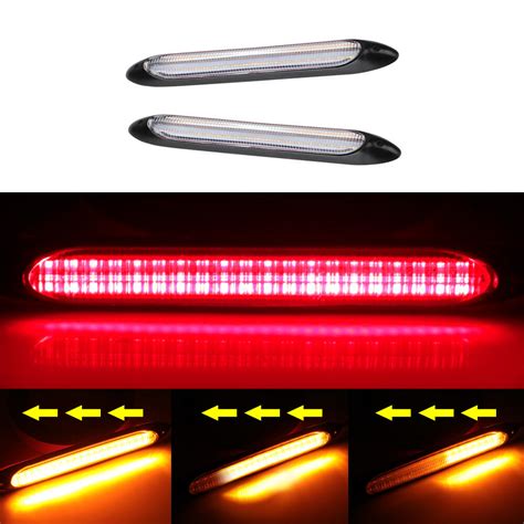 ไฟเดย์ไลท์สำหรับรถยนต์ Drl 2ชิ้น ชุดแถบไฟติดหน้ารถ Th