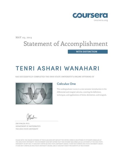 Coursera Certificate Algebra Pdf