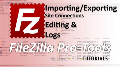 Importing And Exporting Site Connections Ftp Filezilla Tutorial Part 4