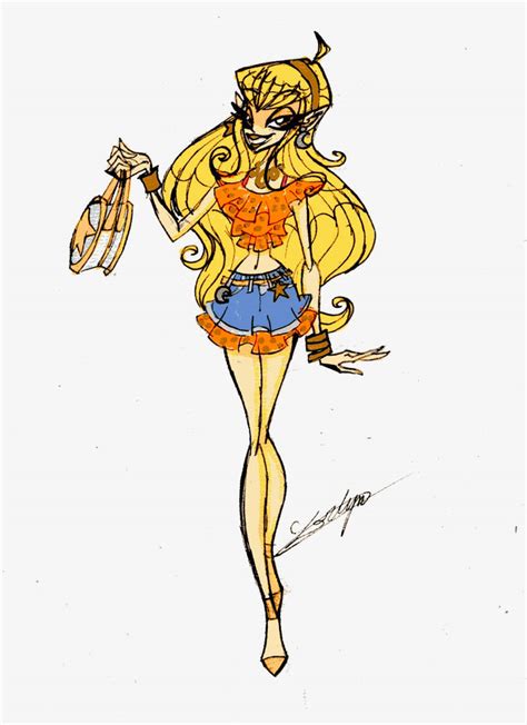 Winx Club Reboot Stella Casual Test By Lorlynthedemon On Deviantart