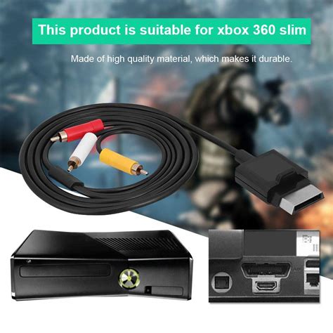 Xbox 360 Slim Av Cable Xbox 360 Av Cable In Pretty Colors Designs