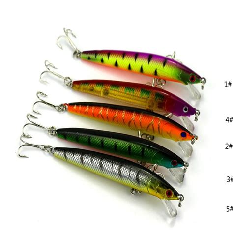 Strong Lure Frag 5pcslot Black Fishing Lure Plastic Artificial Minnow