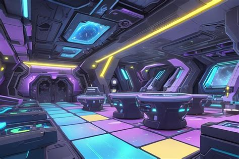 Premium Ai Image Asteroid Mining Futuristic Science Lab