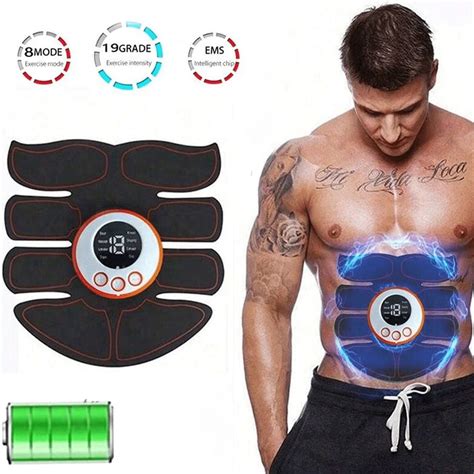 Ems Abdominal Muscle Stimulator Fitness Abs Arm Training Patches Muscle Exercise Instrument Usb