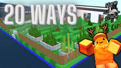 20 ways to improve your house in plane crazy plane crazy roblox
