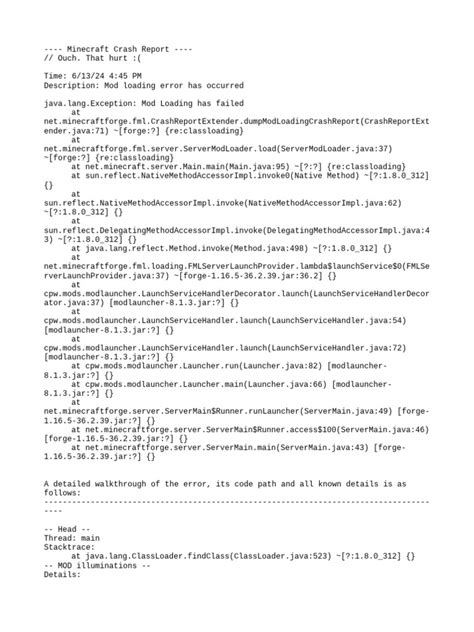 Crash 2024 06 13164532 Fml Pdf Java Programming Language Java Virtual Machine