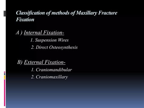 Various Intermaxillary Fixation Techniques Pptx
