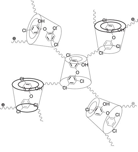 Schematic Presentation Of Host Guest Complexes Between Cationic Download Scientific Diagram