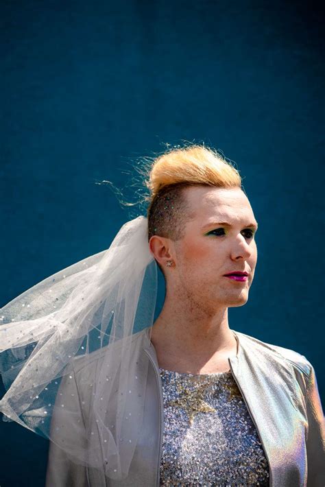 Non Binary Steven Universe Inspired Wedding Shoot Rock N Roll Bride