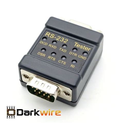 Rs232 Tester Led Link Tester Db 9 Male To Db 9 Female Dual Colour Leds