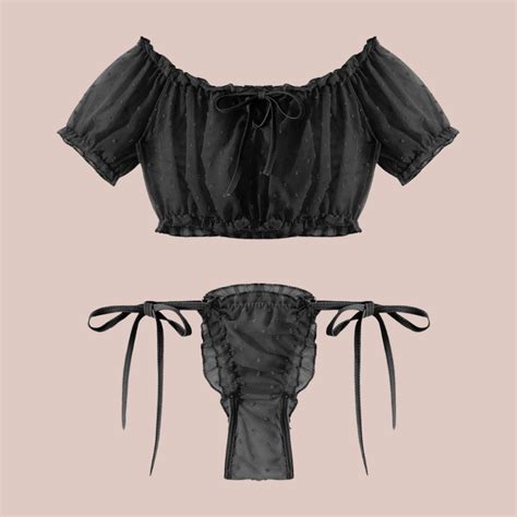 Two Piece Crop Top And Panties House Of Chastity