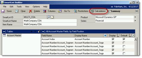 Multi Company Smartlists For Microsoft Dynamics Gp Smartlist Builder Armanino