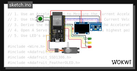 MPU Based Altimeter Wokwi ESP32 STM32 Arduino Simulator