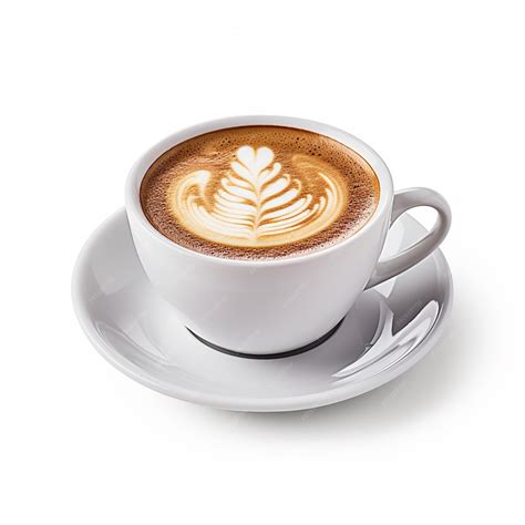 Premium Photo A Cup Of Coffee On White Background