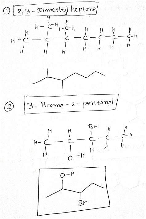 draw a bond line structure for the following compound
