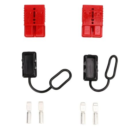 2 Set Red 1 0awg 600v Battery Quick Connect Disconnect Plug 175a Wire Harness Plug Kit Universal