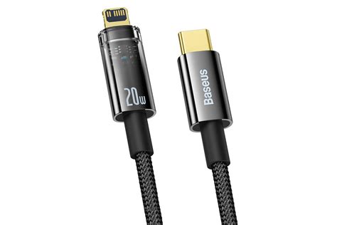 قیمت کابل شارژ باسئوس Type C به Lightning مدل Explorer با طول 1 متر