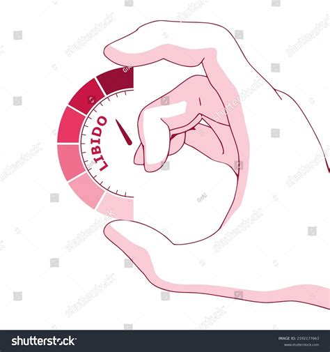 Hand Holding Scale Arrow Libido Level Stock Vector Royalty Free Shutterstock