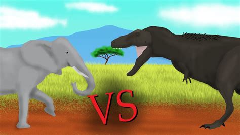 Tyrannosaurus Rex Vs Elephant African Pivot Animation Battle Youtube