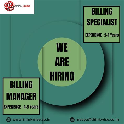 thinkwise consulting llp on linkedin hiring billingmanager