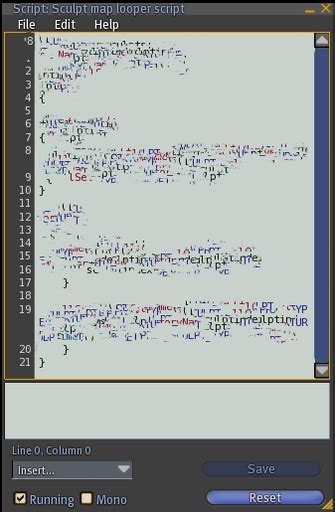 Second Life Marketplace Sculpt Map Loop Script Full Perm