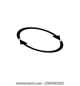 Two Semi Circular Arrows Together Semicircular Stock Vector Royalty Free Shutterstock