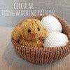 Circular Machine Knitting Pattern Chicken Momma Hen DIGITAL FILE DOWNLOAD Etsy