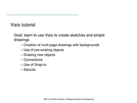 PPT Visio Tutorial PowerPoint Presentation Free Download ID 830390