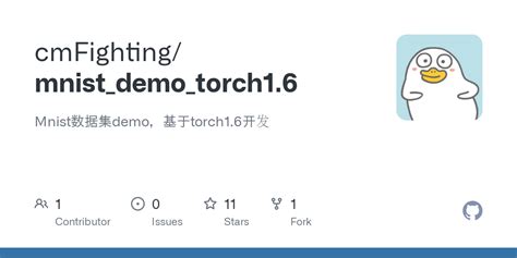 github cmfighting mnist demo torch1 6 mnist数据集demo，基于torch1 6开发