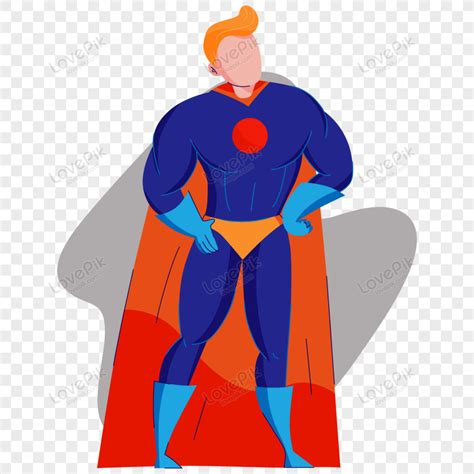 슈퍼맨 의상 일러스트 Png 일러스트 무료 다운로드 Lovepik