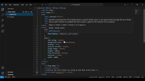 swapna m d on linkedin webdevelopment javascript ponggame html css ai coding programming